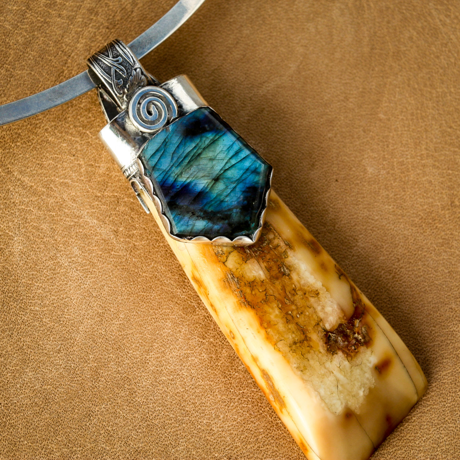 Sacred Purpose ~ Fossil Ivory Artifact Pendant - Angela Blessing ...